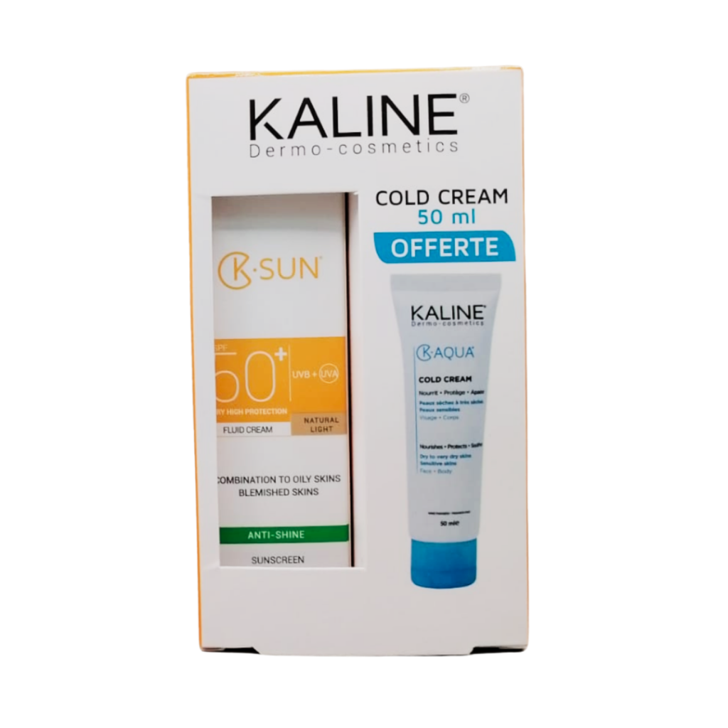 Kaline K. Sun Ecran Fluide Teinte Clair Peaux Mixtes a Grasses 50ml+k ...